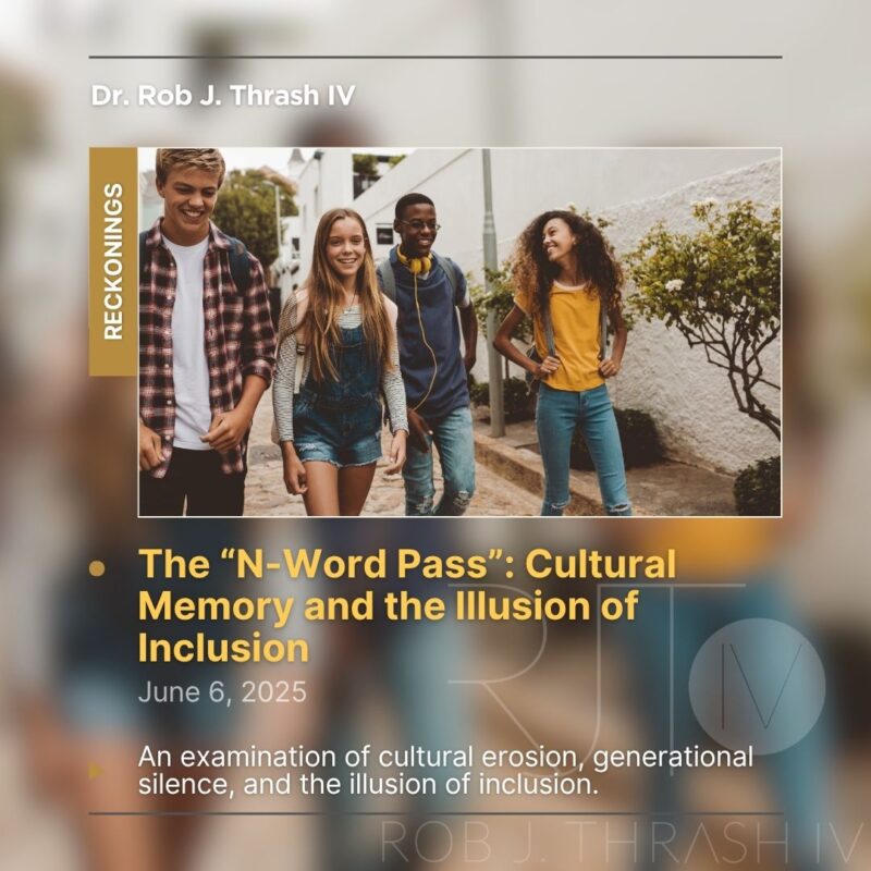 The “N-Word Pass”: Cultural Memory and the Illusion of Inclusion – Dr ...